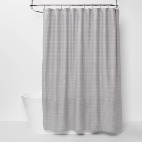 Threshold | Bath | Nwt Threshold Shower Curtain Gray Plaid | Poshmark
